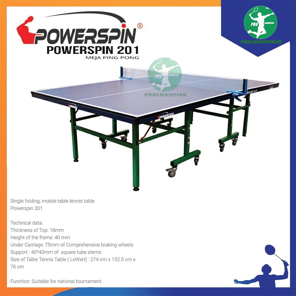 Jual Power Spin 201 / Powerspin 201 Meja Ping Pong Tenis Meja Original | Shopee Indonesia