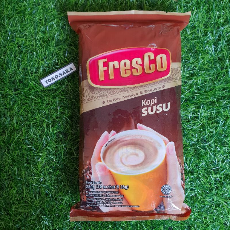 Jual Fresco Kopi Susu 10 Sachet - Kopi Susu Rentengan | Shopee Indonesia