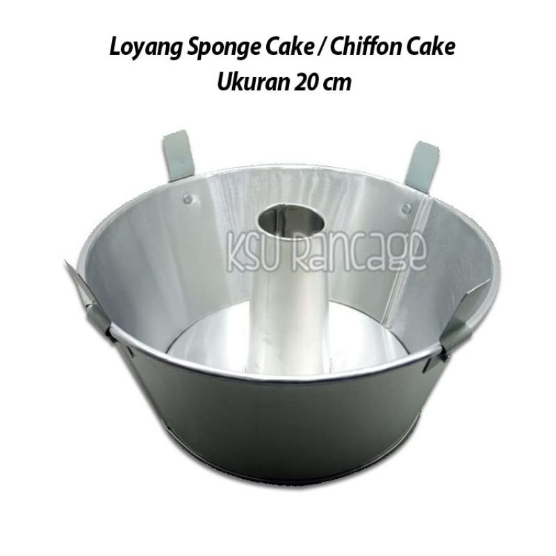 Jual Loyang Sponge Cake / Chiffon Cake ukuran 20 cm | Shopee Indonesia
