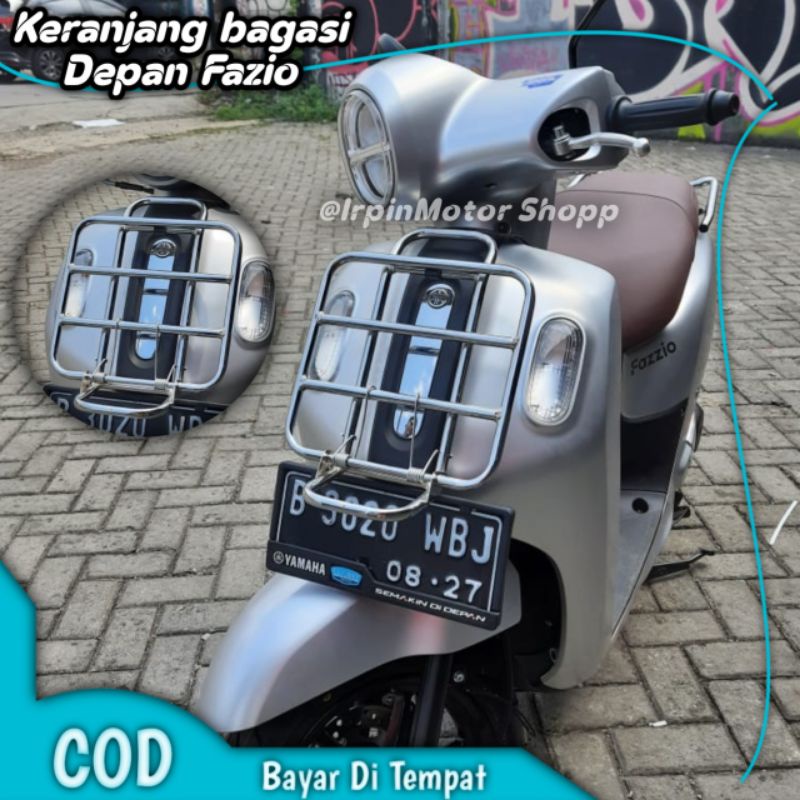Jual Rak Depan Fazzio Front Rack Fazzio Rak Depan Yamaha Full Crome ...