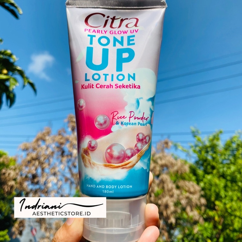 Jual CITRA Pearly White Tone Up Body Lotion 180ml | Shopee Indonesia