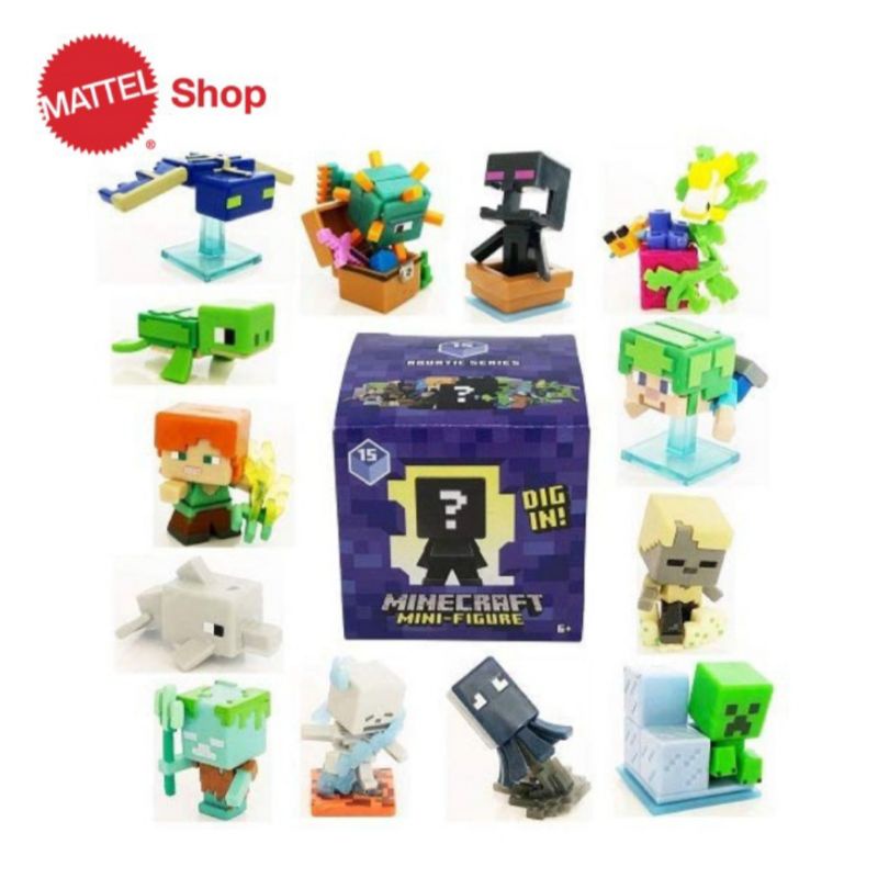 Jual Minecraft Mini Figure ORIGINAL MATTEL Assortment / Mainan Action ...