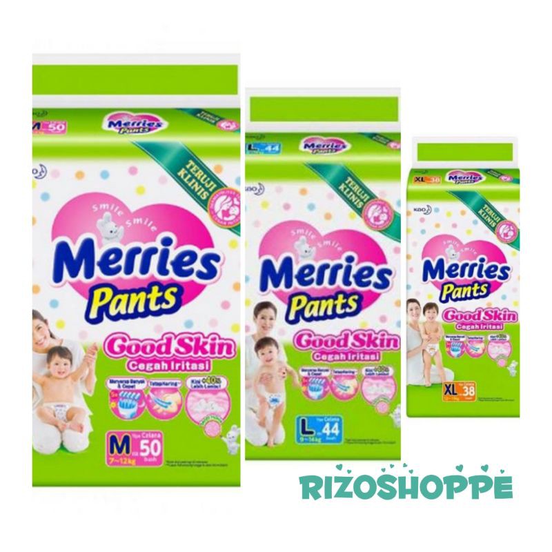 Jual Merries Jumbo M50 L44 XL38 | Shopee Indonesia