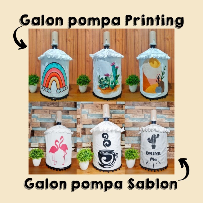 Jual Harga!! Shafiyyah.Sarban Cover Galon Pompa/ Galon Duduk / Galon ...