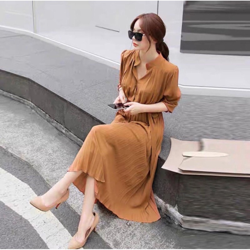 Jual Beatrix Dress Korean Simple Basic Sopan Rapi Formal Kerja Kantor ...