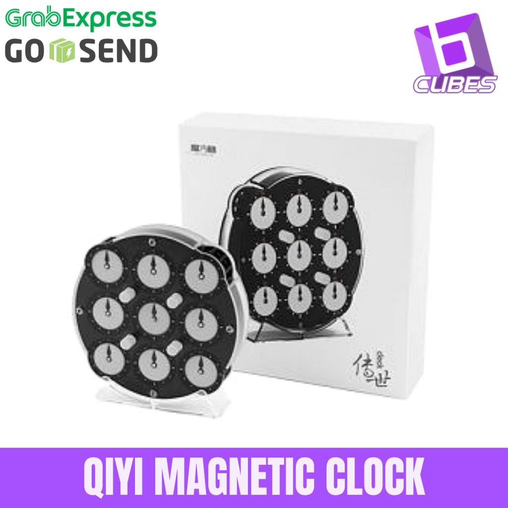 Jual Cube Clock - QiYi Magnetic Clock - Qiyi Clock Magnetic - Magnetic Clock MoFangGe | Shopee ...
