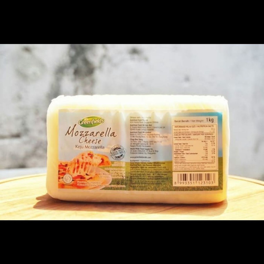 Jual Greenfields Mozzarella Cheese 1 kg | Shopee Indonesia