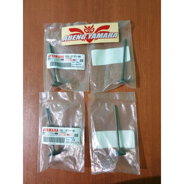 Jual YZF R6 Valve Intake 27 mm dan Valve Exhaust 23 mm Titanium Racing ...