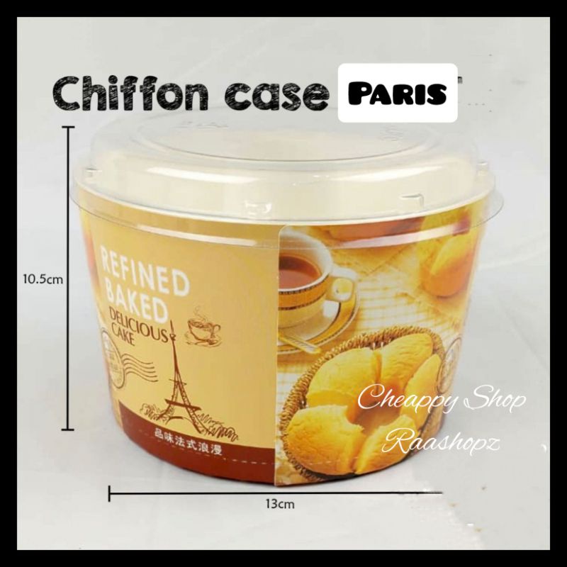 Jual Cup chiffon Case Mika Chiffon Tempat Bolu Plastik Bolu Chiffon ...