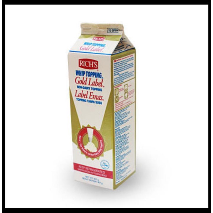 Jual Rich Whip Cream Gold Label 900Ml | Shopee Indonesia