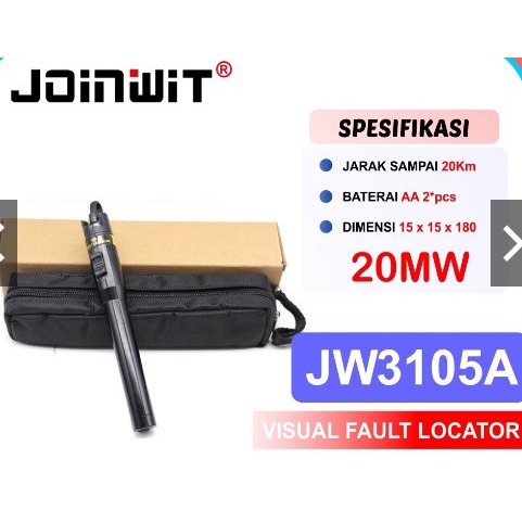Jual Jw3208 joinwit VFL optical power meter OPM senter optik terlengkap ...