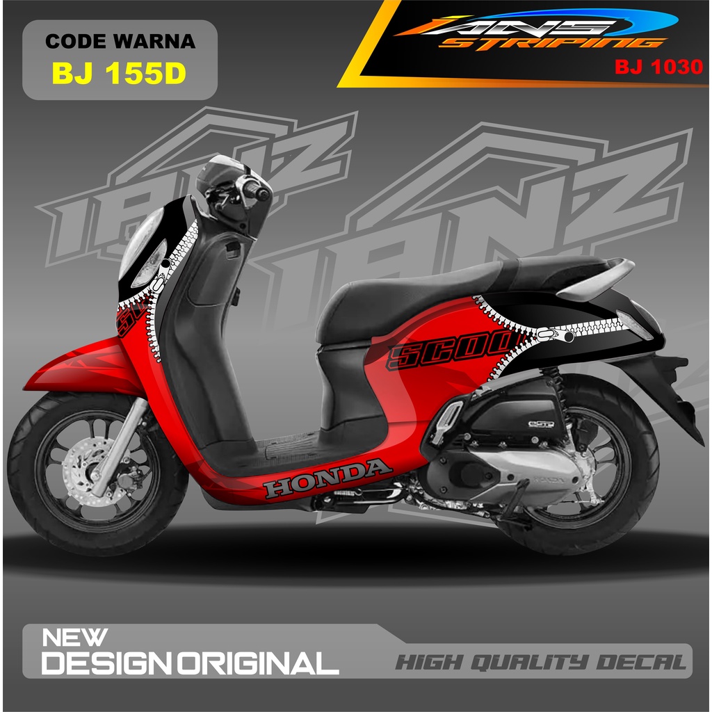 Jual DECAL STICKER SCOOPY FULL BODY MOTOR/ STICKER DECAL HONDA SCOOPY ...