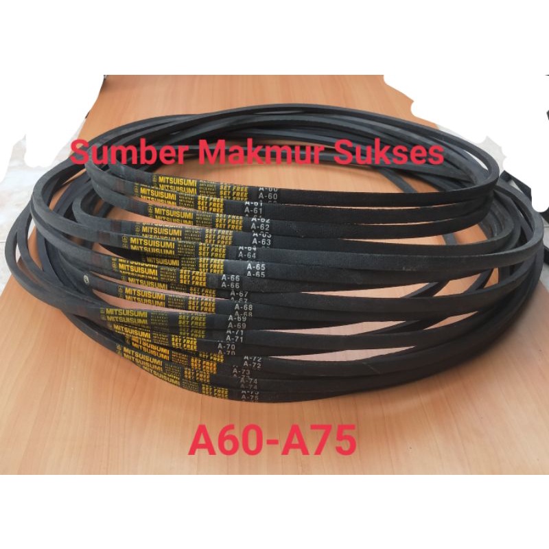 Jual V BELT VANBELT A60 A61 A62 A63 A64 A65 A66 A67 A68 A69 A70 A71 A72 ...