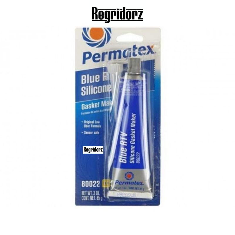Jual LEM PAKING PERMATEX BLUE RTV SILICONE GASKET SET MAKER RTV BLUE ...