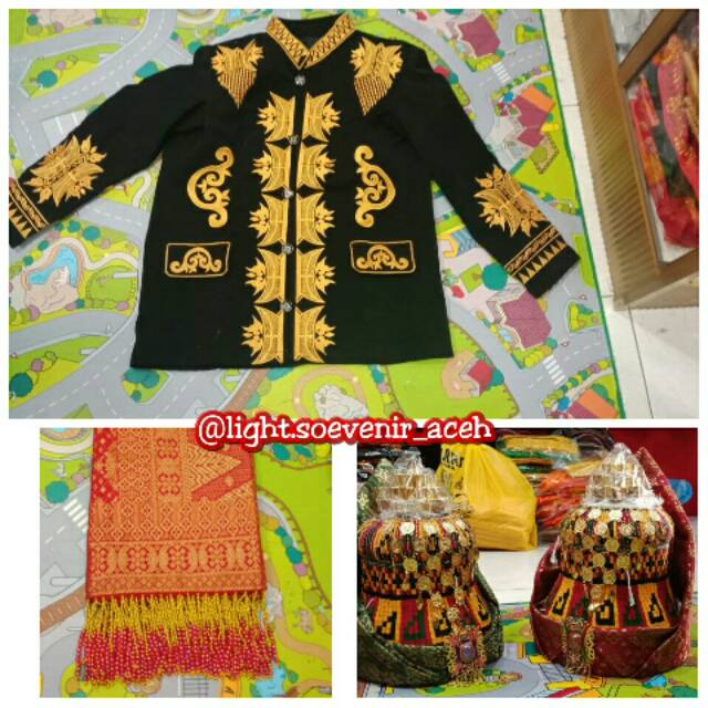 Jual Satu Set Baju Pengantin Pria Aceh/Pakaian Linto Baro/Pakaian Adat ... Jual Satu Set Baju Pengantin Pria Aceh/Pakaian Linto Baro/Pakaian Adat ...