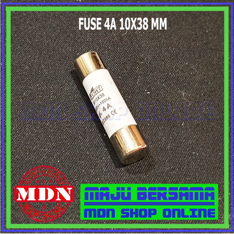 Jual Fuse 4A 500V - Sekering 4A 500V 10X38 mm | Shopee Indonesia