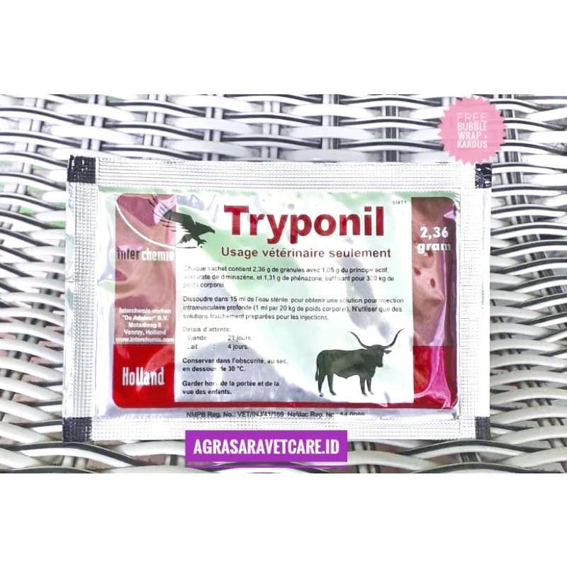 Jual Tryponil 1 sachet - obat surra/ parasit darah BABESIOSIS ...