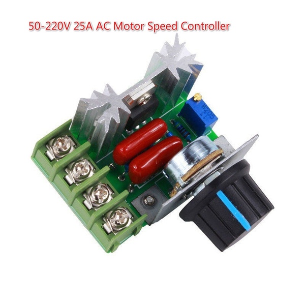 Jual PWM 2000W AC Motor Speed Controller 50-220V 25A Adjustable Motor ...