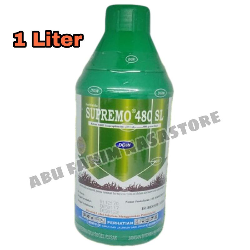 Jual HERBISIDA SUPREMO 480 SL 1 LITER / RACUN RUMPUT SISTEMIK ...