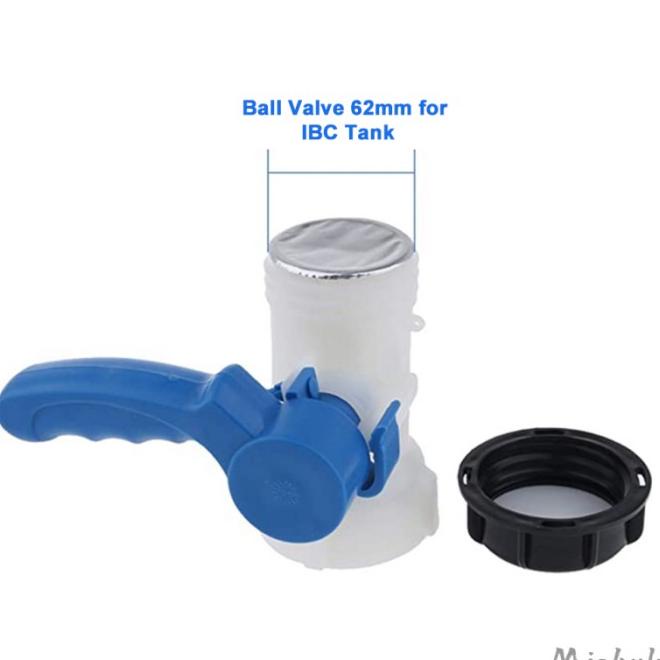 Jual Ibc Tote Tank Butterfly Valve Drain Adapter Dn40 Inner Diameter ...