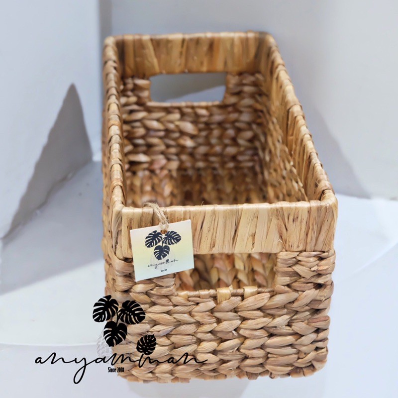 Jual Kotak/Box Anyaman Rangka Besi Persegi Panjang | Shopee Indonesia