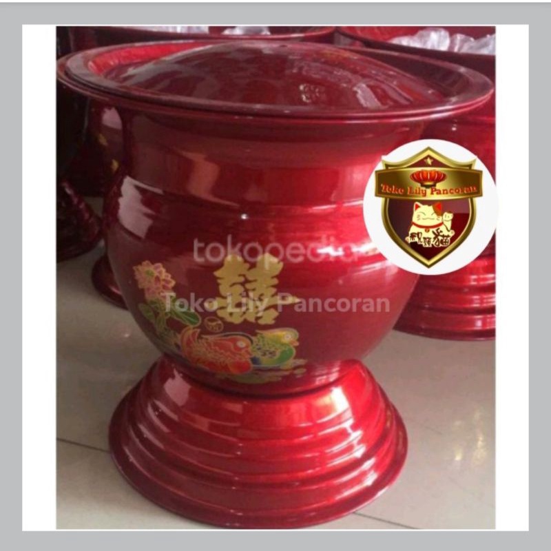Jual Pispot Seng / Pispot Sangjit / Pispot Wedding / Tempolong Suang Xi ...