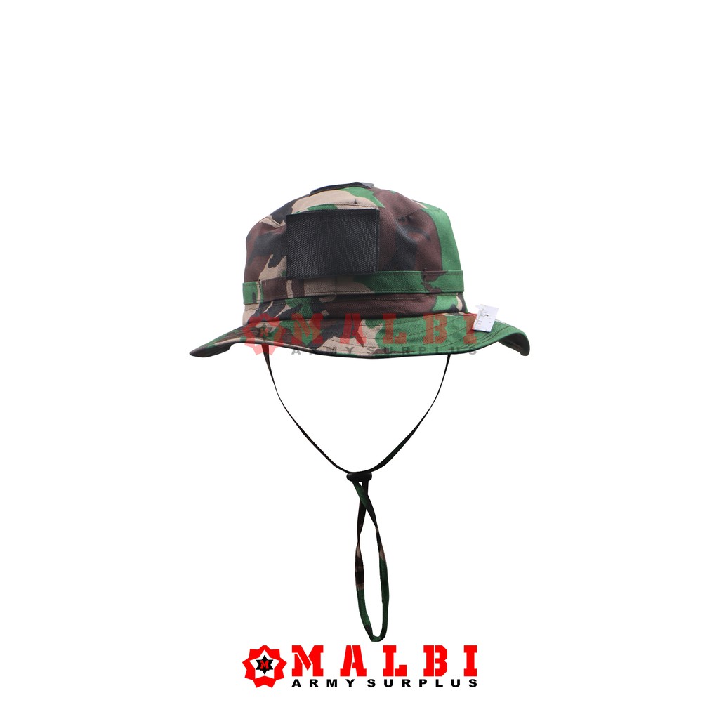 Jual Topi Tactical Rimba BDU Pelbet Velcro Rekat Loreng Malvinas TNI AD ...