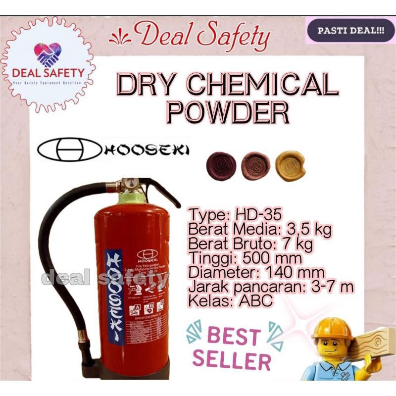 Jual APAR 3,5kg HOOSEKI HD-35 FIRE EXTINGUISHER ALAT PEMADAM | Shopee Indonesia