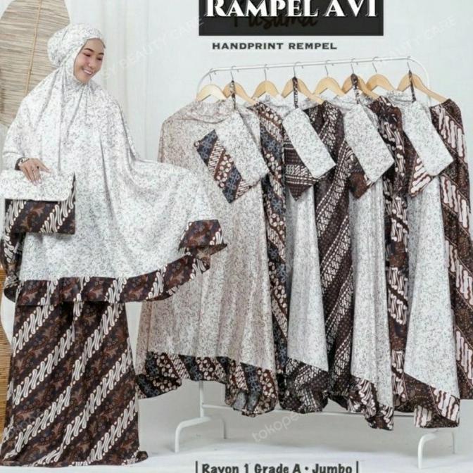 Jual Mukena Katun Rayon Bali Super Jumbo Motif Batik Adem Murah Terbaru ...