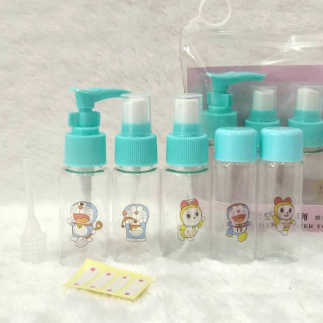 Jual Botol Sabun Travel dan Botol Spray Travel termasuk pouch mika ...