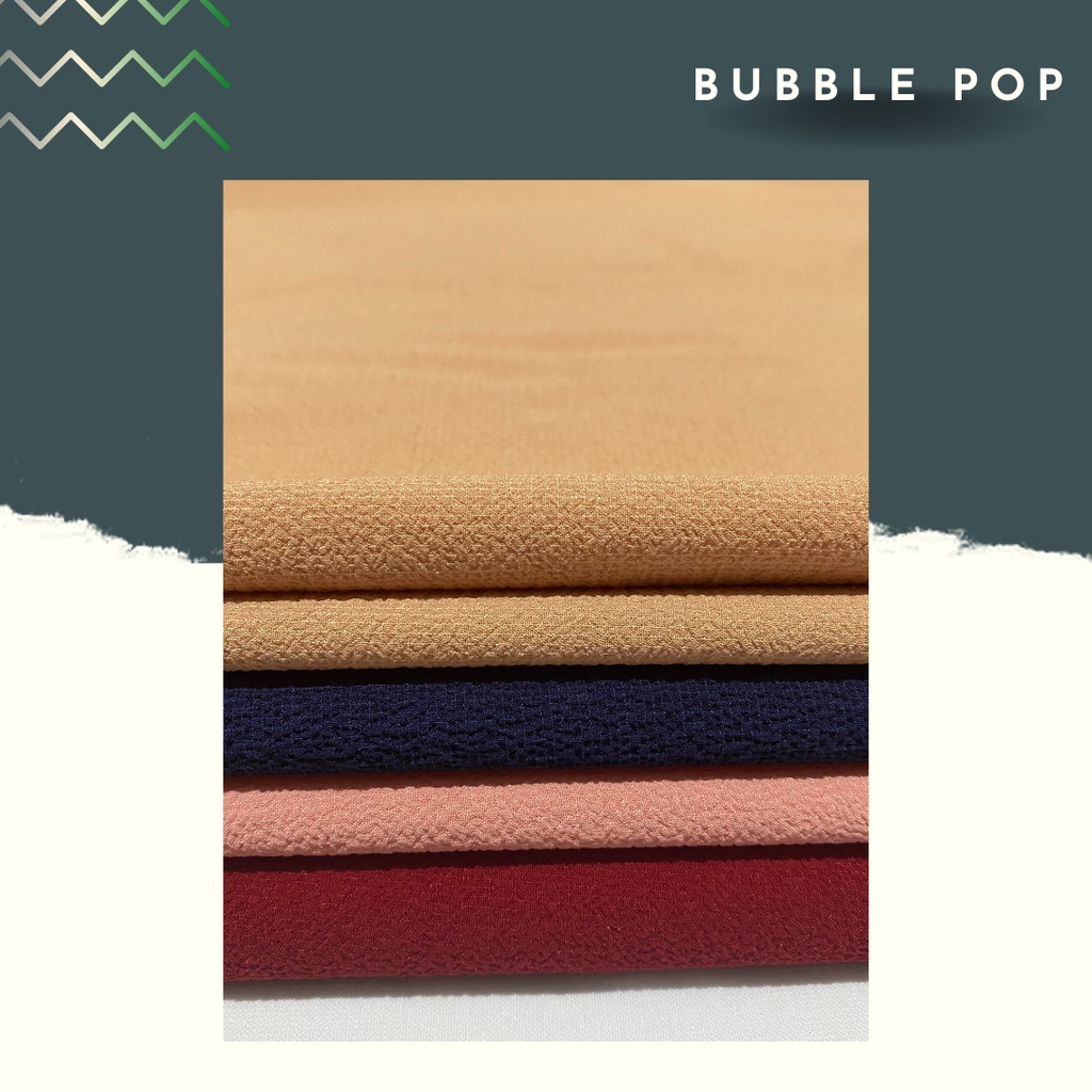 Jual bahan/kain bubble pop per yard | Shopee Indonesia