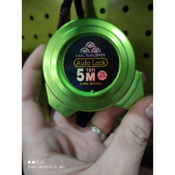 Jual METERAN CAP MATA 5METER AUTO LOCK | Shopee Indonesia
