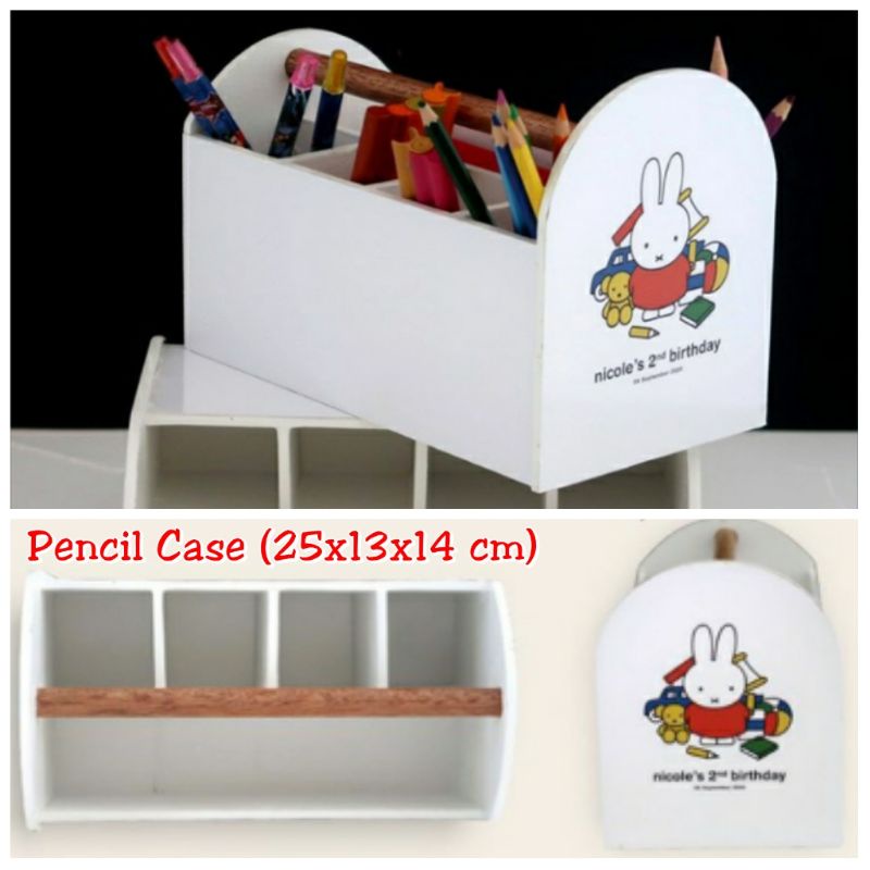 Jual PENCIL CASE CUSTOM Tempat Pensil Kayu KOTAK ALAT TULIS Pencil Box ...