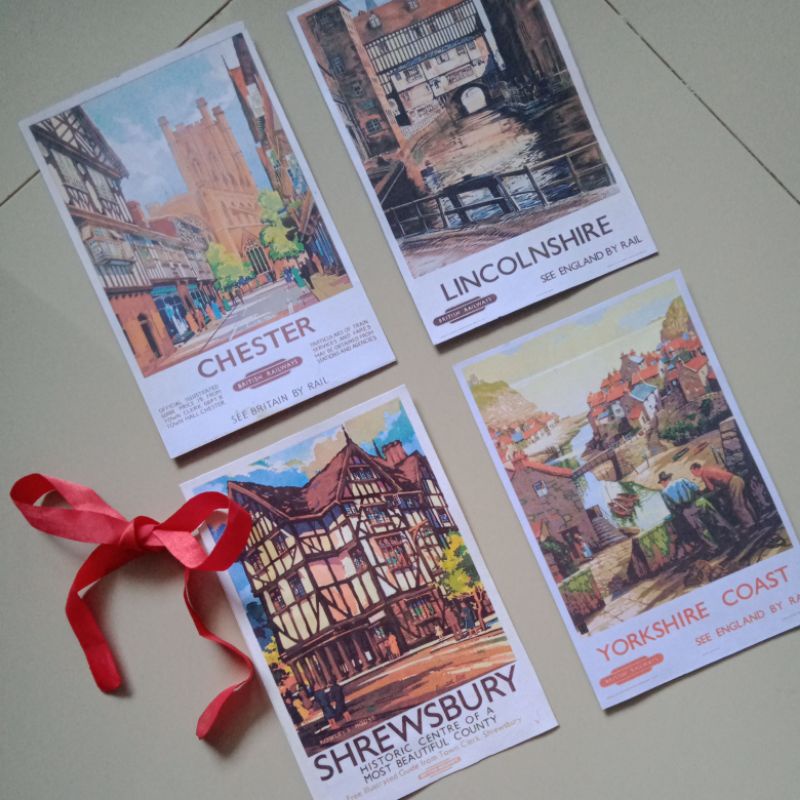 Jual Postcard Set British Railways - Colourfull Vintage (Kartu Pos ...