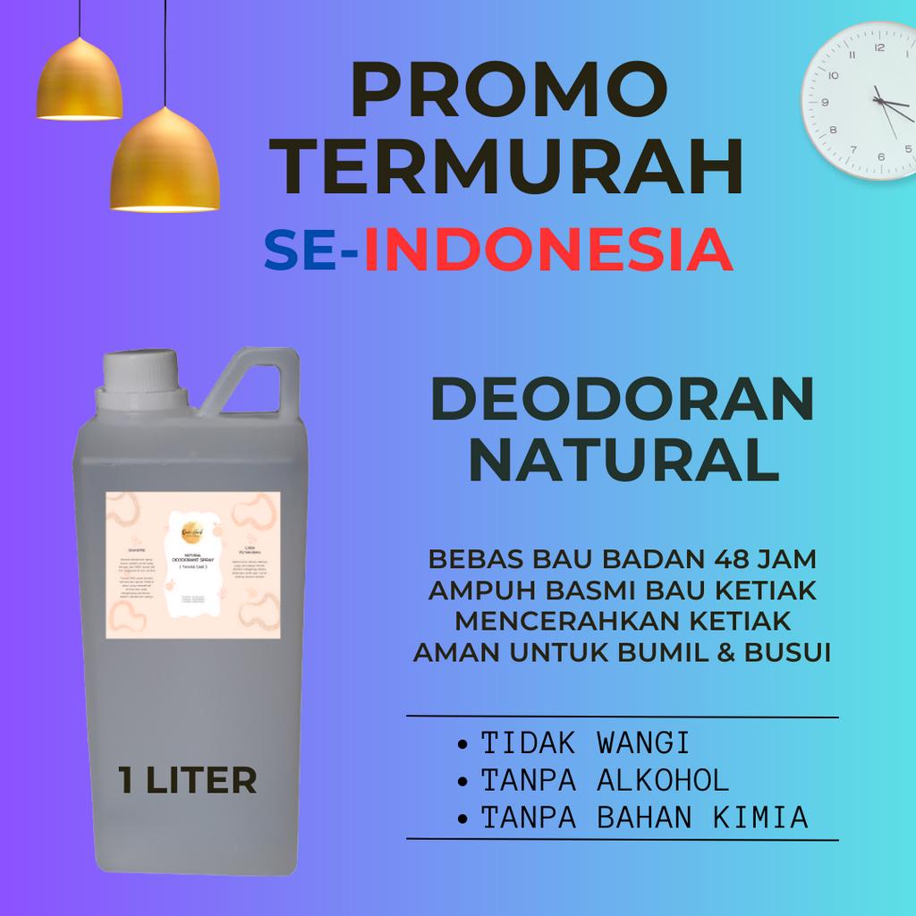 Jual 1 Liter Termurah Se-indonesia Deodoran Natural Tawas Allum Penghilang Bau Ketiak & Anti Bau ...