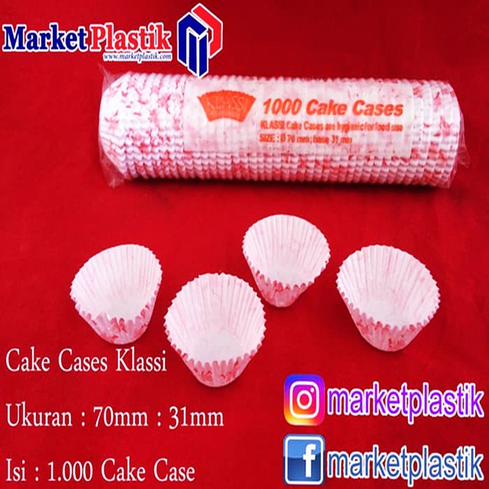 Jual Cake Cases/Cup Kue Kertas/Cake Cases Klassi 7 Warna/Cup Kertas ...