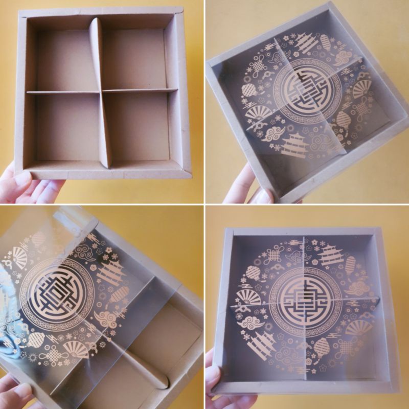 Jual Dus mika imlek snowskin uk. 8.5x8.5 cm " COKLAT " + tag ( 1 pack ...