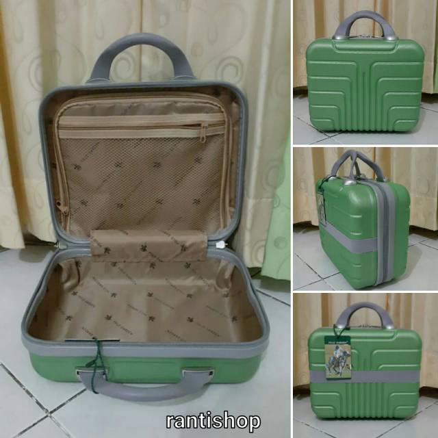 Jual Mini Koper Polo Garden / Beauty Case (Hijau) | Shopee Indonesia