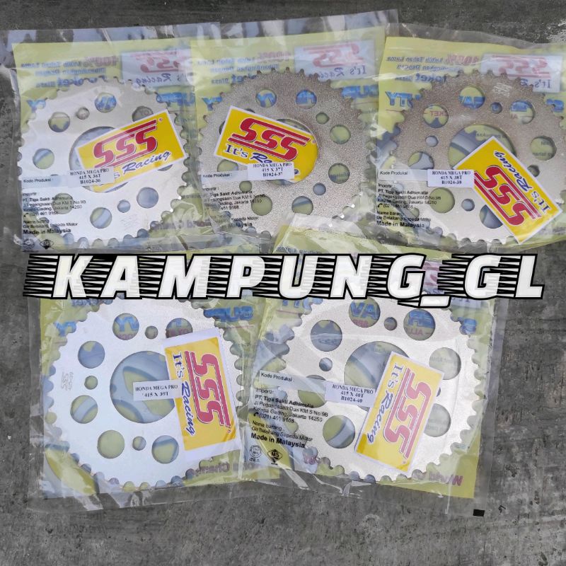 Jual Gear Belakang 415 SSS TK Racing 34 35 36 37 38 39 40 41 42 43 45 GL Megapro Tiger Verza ...