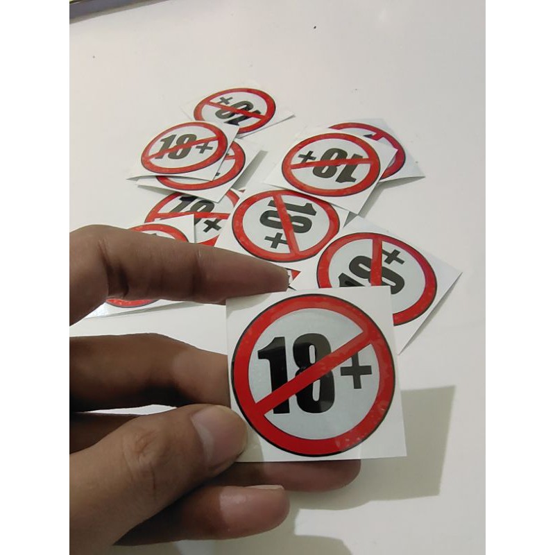 Jual STICKER 18+ CUTTING | Shopee Indonesia