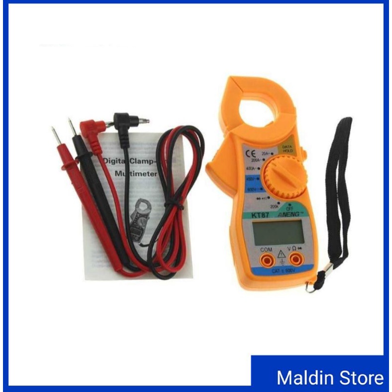 Jual Alat Ukur Arus Listrik Tang Ampere KT87 Digital Clamp Meter ...