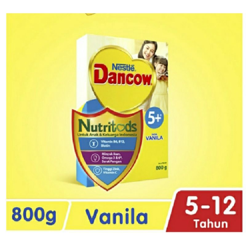 Jual DANCOW 5 PLUS 800GR RASA VANILA | Shopee Indonesia