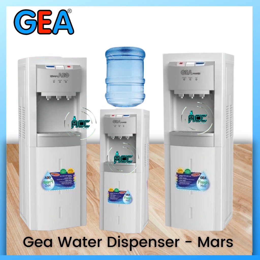Jual GEA DISPENSER GALON ATAS - MARS Kompressor | Shopee Indonesia
