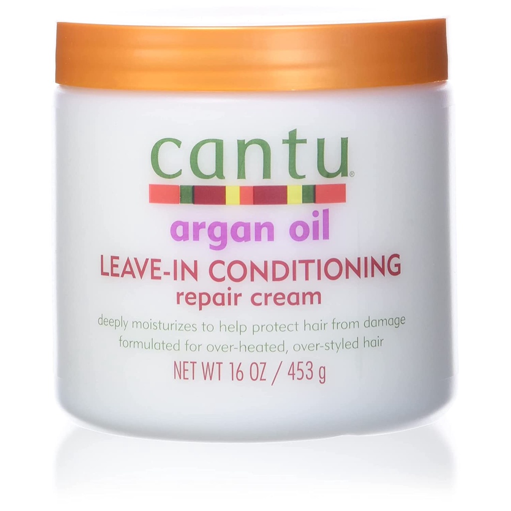 Jual Cantu Argan Oil Leave-In Conditioning Repair Cream, 453 g | Shopee ...