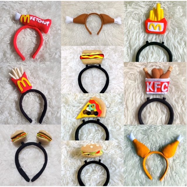 Jual Bando Ayam Bando Burger MCD Kentang FastFood Kostum McDonald ...