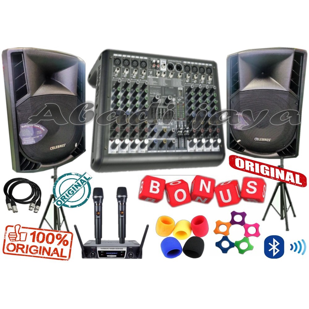 Jual paket sound system celebress RCF 15'' hardwell number 1 ashley smr ...