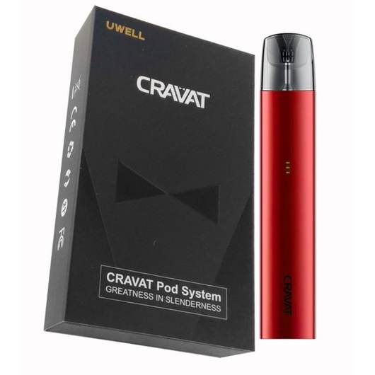 Jual Pod Vape Vapor Cravat Pod Kit 9W 300mAh Red Authentic By Uwell ...