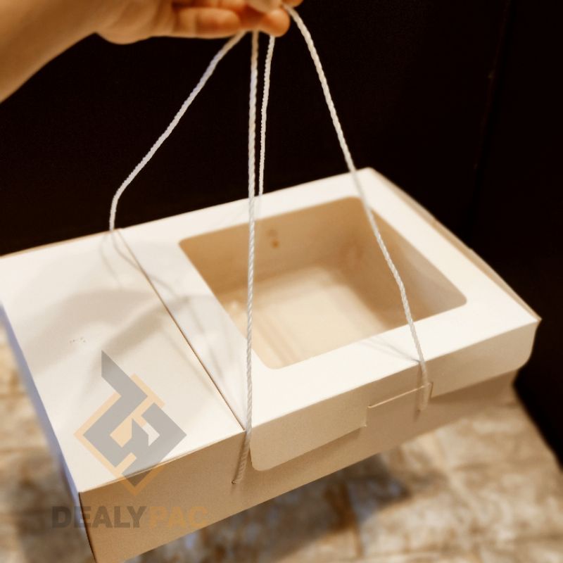 Jual Box Food Hampers Ivory + Tali - Per 10pcs | Shopee Indonesia