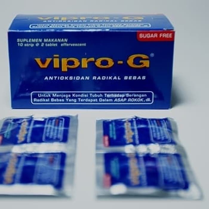 Jual Vipro G Tablet Effervescent Antioksidan Perokok | Shopee Indonesia