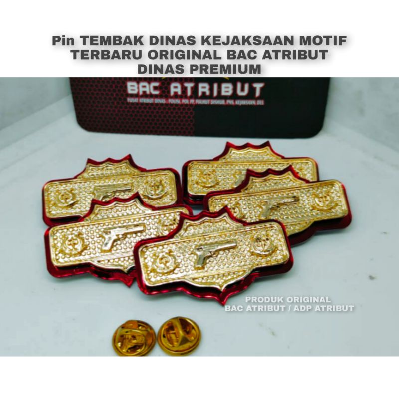 Jual Pin Tembak Dinas KEJAKSAAN RI ORIGINAL BAC | Shopee Indonesia